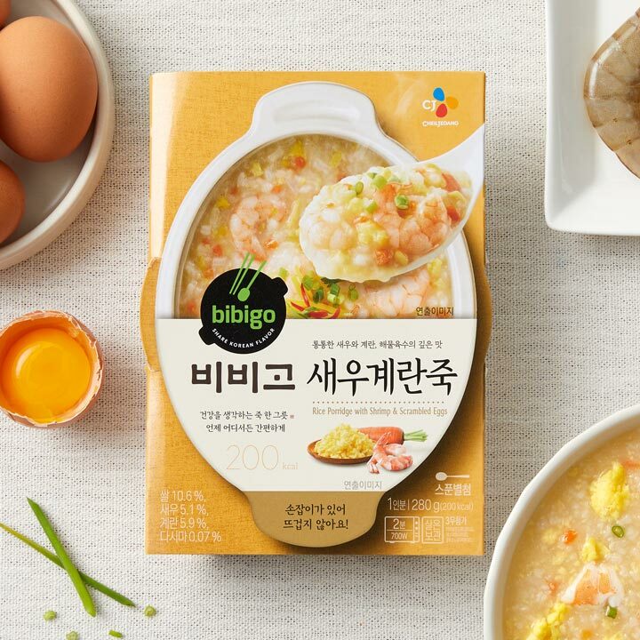Lowest Price CJ Bibigo Korean Porridge Series 280g / Korean Porridge/Abalone, Beef, Mushroom ...
