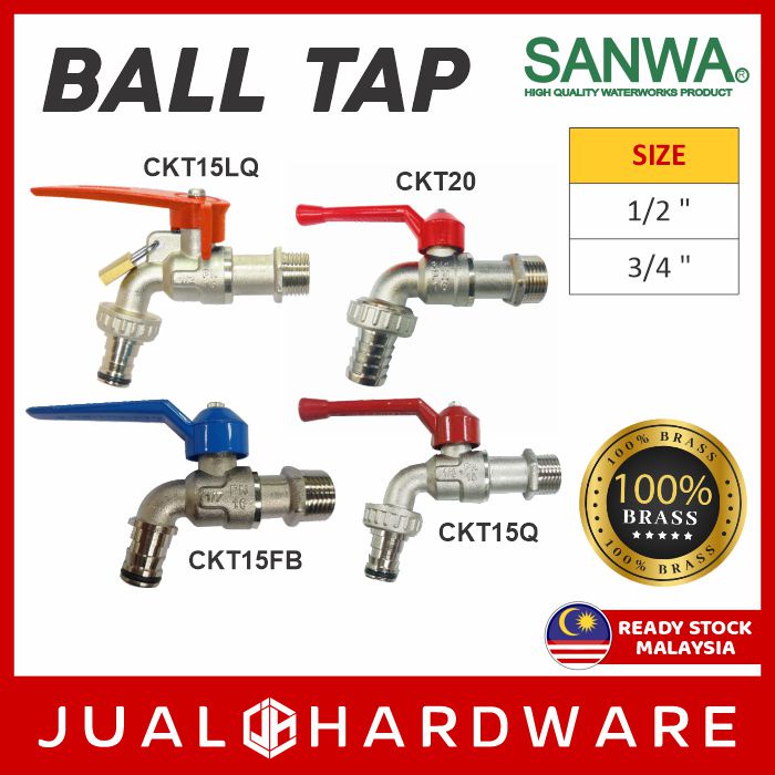 JH - SANWA Ball Tap / Kepala Paip | Shopee Malaysia