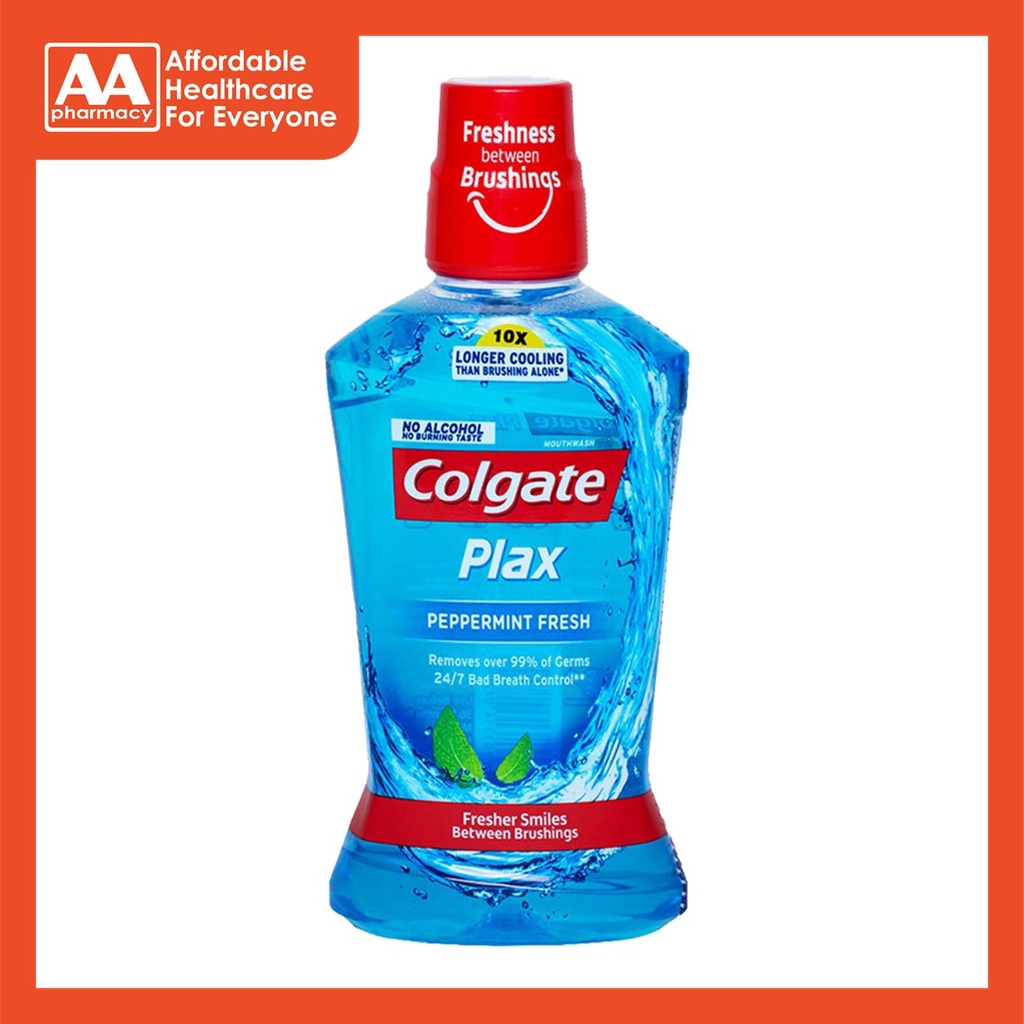 Colgate Plax Peppermint Mouthwash 250mL | Shopee Malaysia
