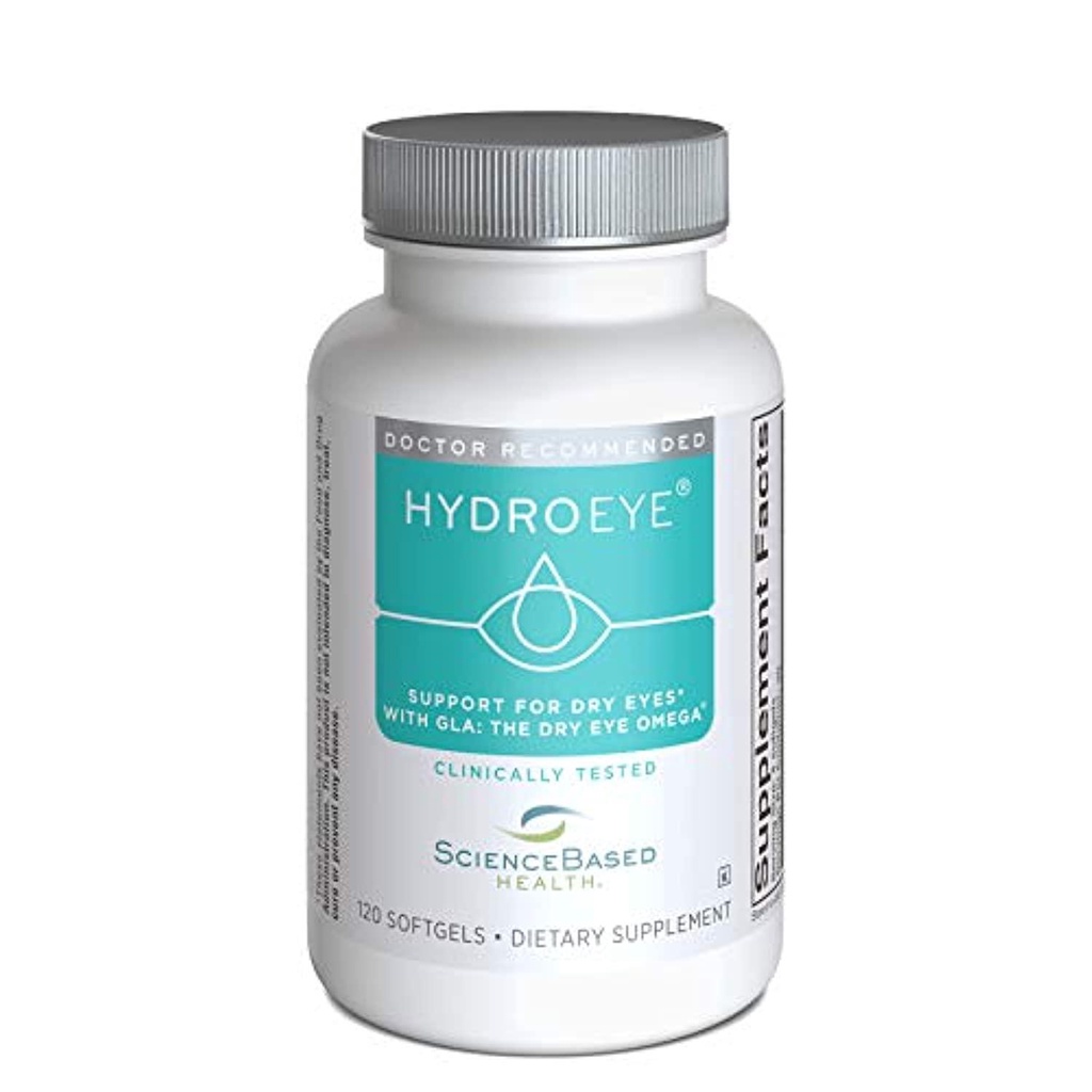 HydroEye Softgels - Dry Eye Relief - Features GLA, EPA, DHA and Other ...