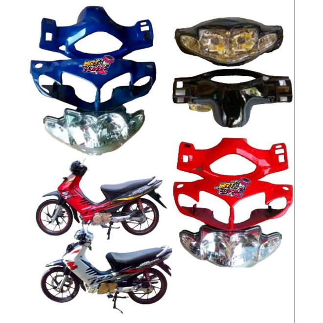 Suzuki shogun 125 old Front And Rear Shell set plus Headlight | Shopee ...
