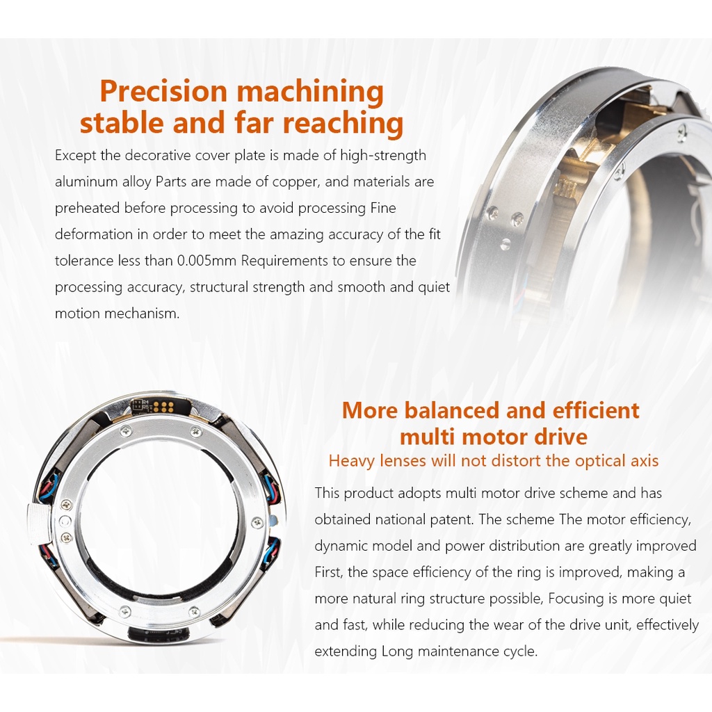 TECHART TZM-02 Auto Focus Lens Adapter Ring For Leica LM Zeiss ZM ...