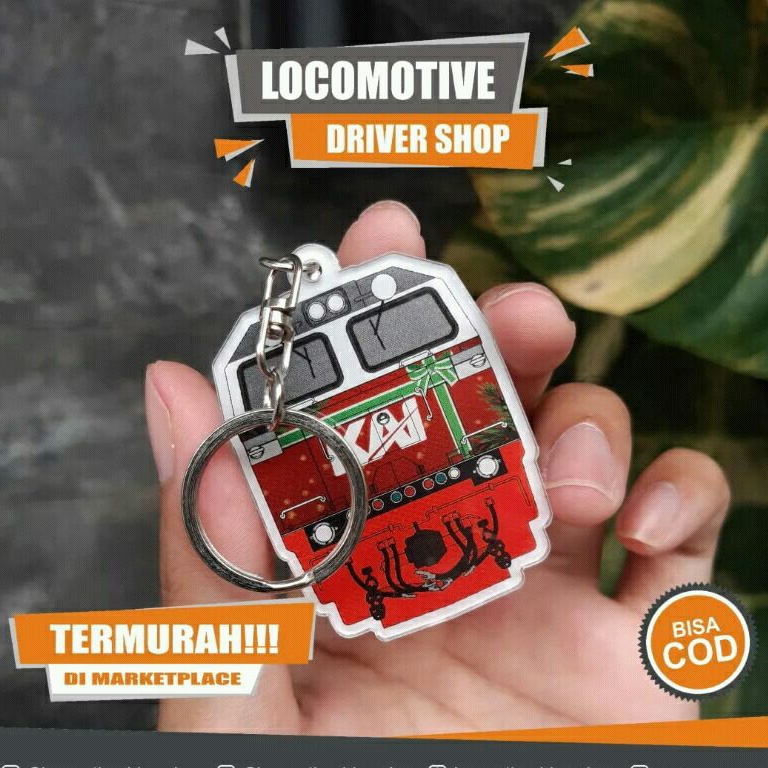 GANTUNGAN Locomotive Train Keychain CC 206 NATARU 2022/2023 | Shopee ...