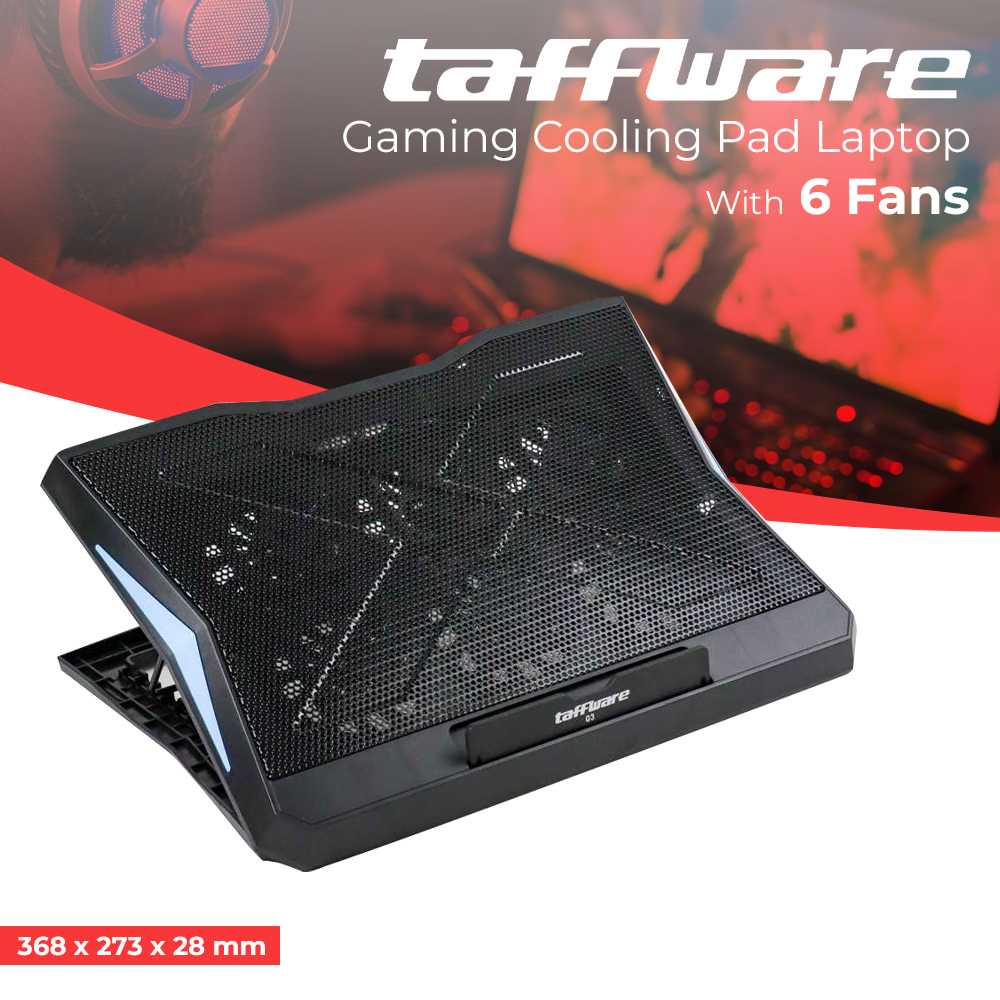 MESIN New!! {MC Gaming Cooling Pad Laptop 6 Fan - Q3 - Universal Gaming ...