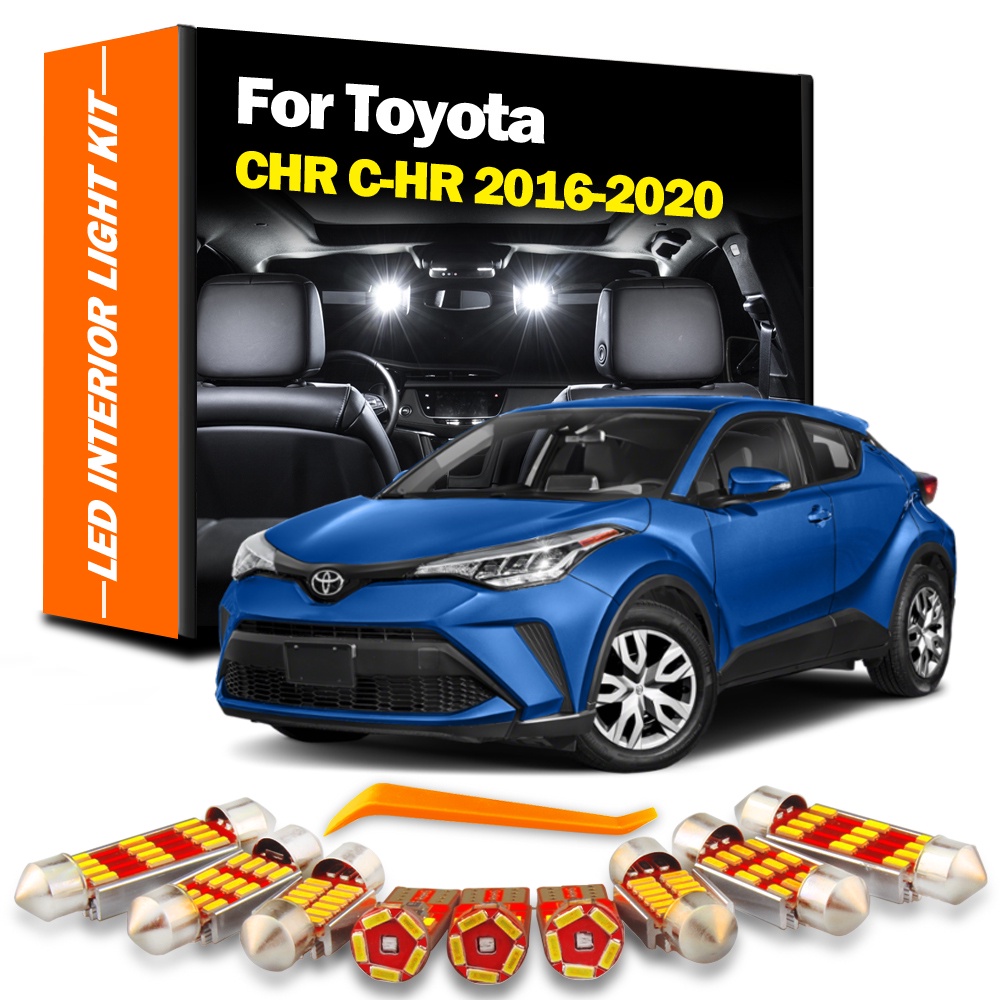 10Pcs Canbus For Toyota CHR C-HR 2016-2020 Vehicle LED Bulb Indoor ...