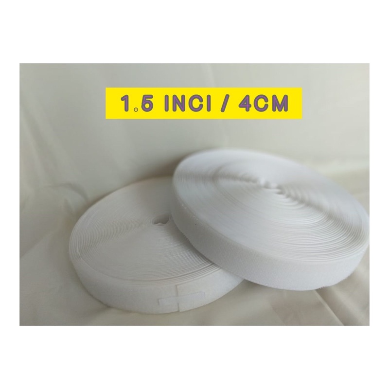 Velcro tape Premium Quality Hook dan Loop Tape (1 meter) Magic Velcro ...