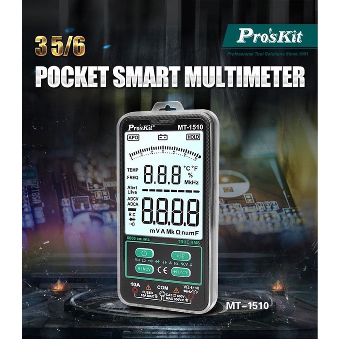 Proskit MT-1510 Pocket Smart Multimeter | Shopee Malaysia