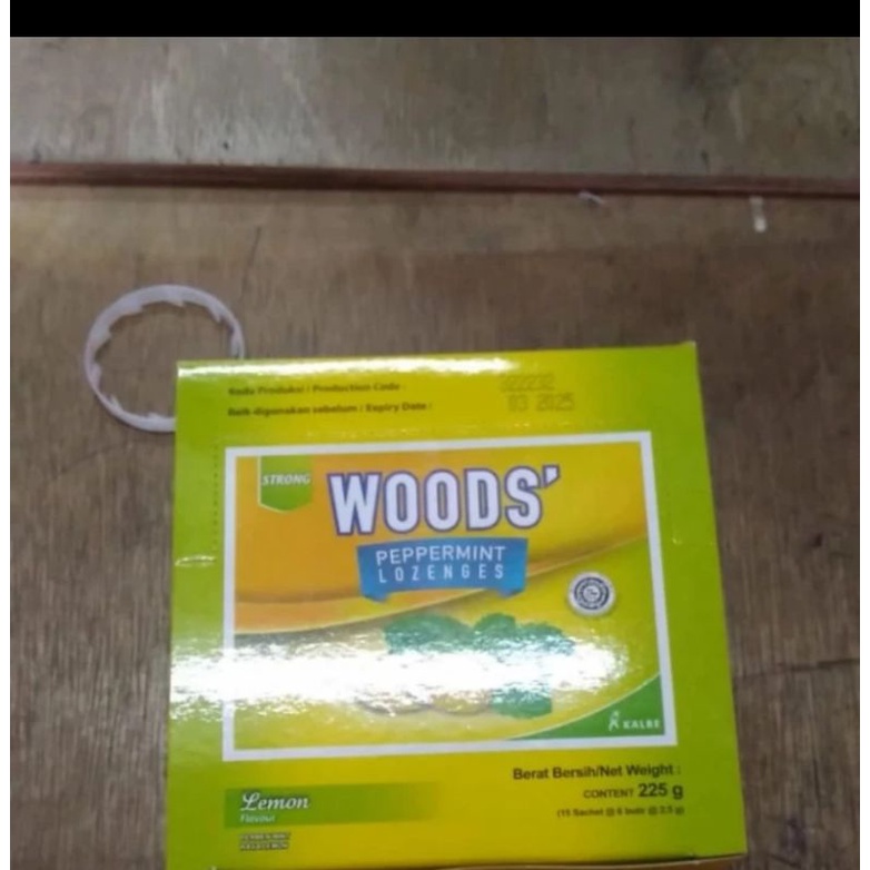 Woods peppermint lozenges lemon candy per box | Shopee Malaysia