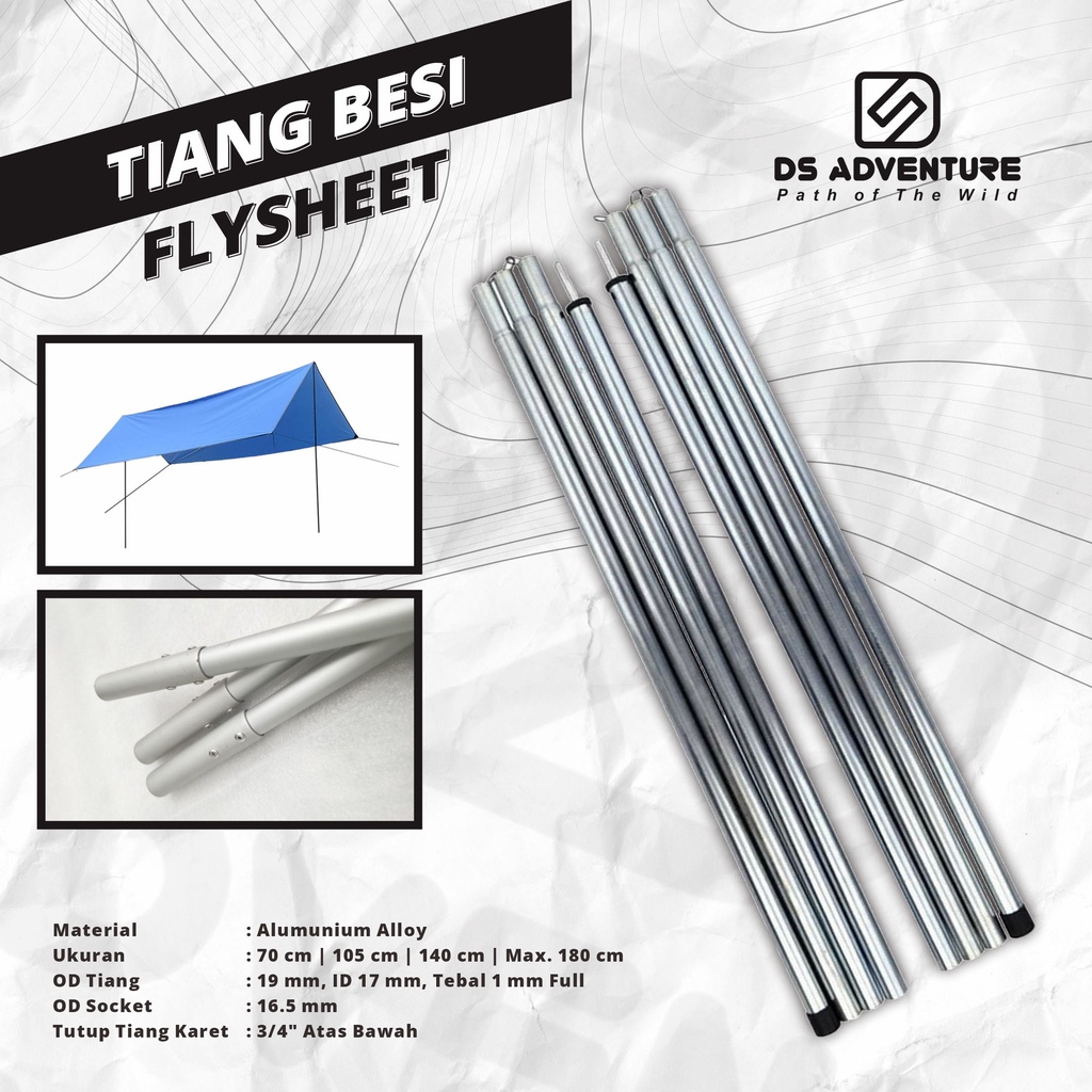 Aluminum alloy Ds Adventure flysheet pole - flysheet pole - alloy ...