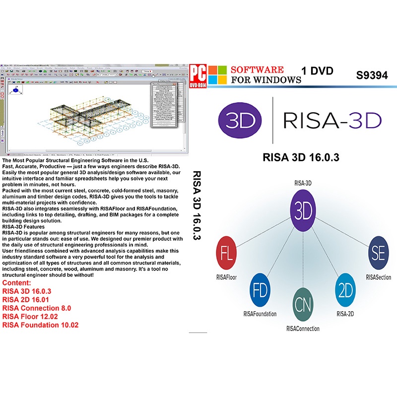 RISA 3D 17.0.4 (S9394) | Shopee Malaysia
