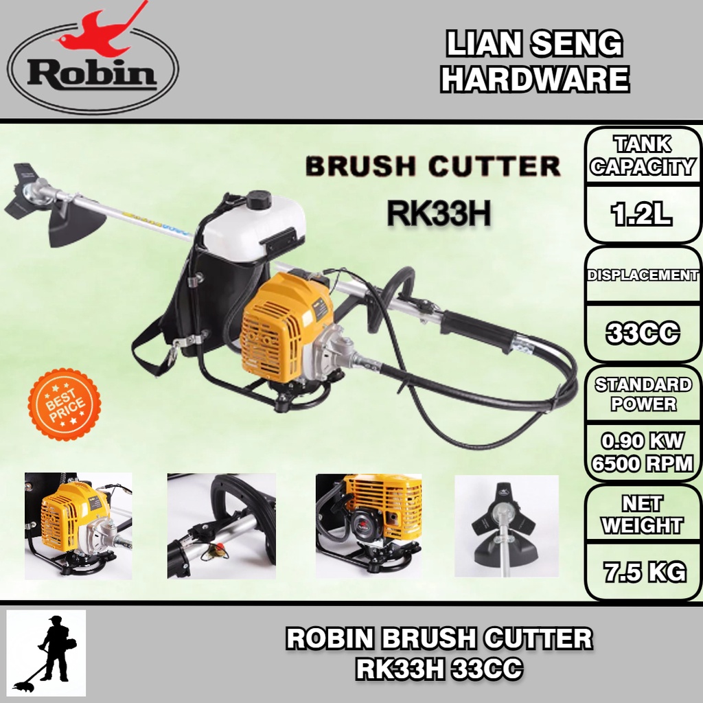 ROBIN BRUSH CUTTER RK33H 33CC | Shopee Malaysia