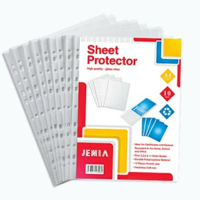 Jenia protector Sheet size a4 (1 pack contains 10 sheets) | Shopee Malaysia