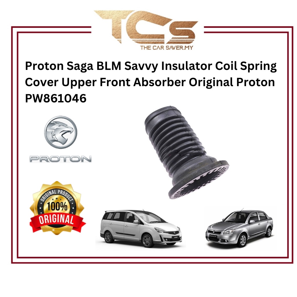 Proton Saga BLM Savvy Insulator Coil Spring Cover Upper Front Absorber ...
