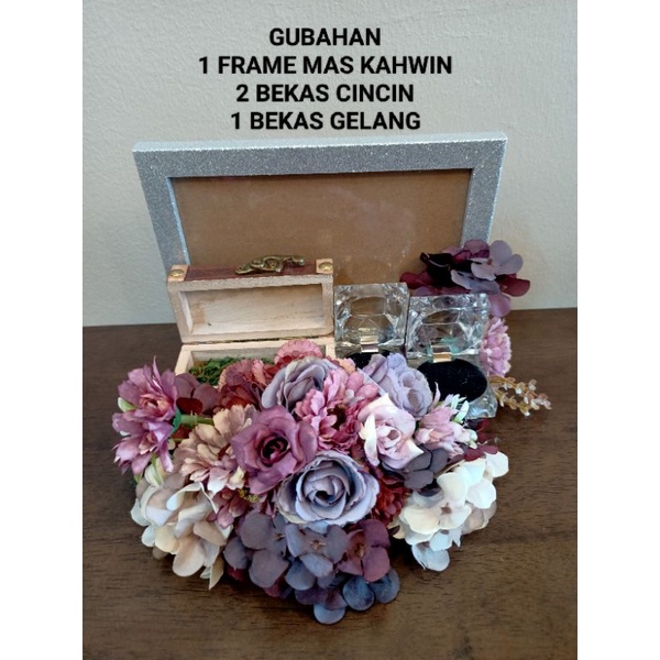 Gubahan Hantaran Cincin, Gubahan Hantaran frame Mas Kahwin, Gubahan ...