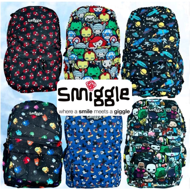 🔥【Ready Stock】🔥 Smiggle Bag Pack Cute For Kids | Shopee Malaysia