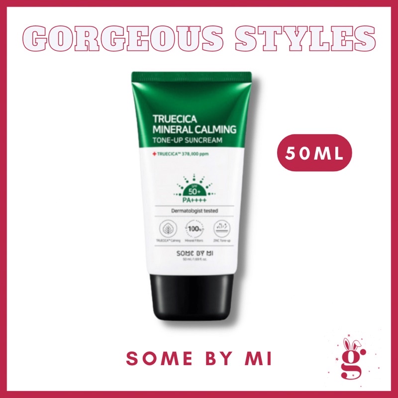 READY STOCK SOMEBYMI TRUECICA MINERAL CALMING TONE-UP SUNCREAM SPF 50 ...