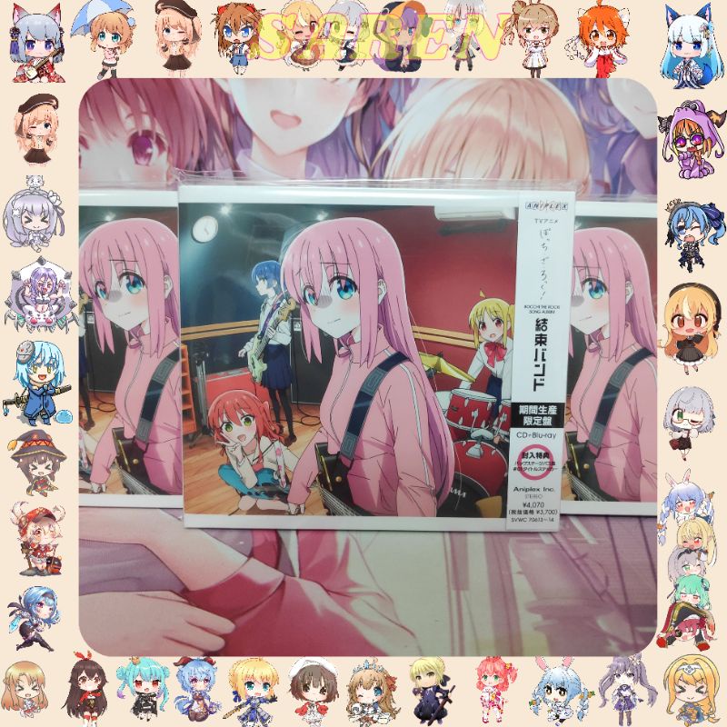 Kessoku Band CD + Blu-ray Limited Pressing Music Album Original Japan Version Bocchi The Rock ...