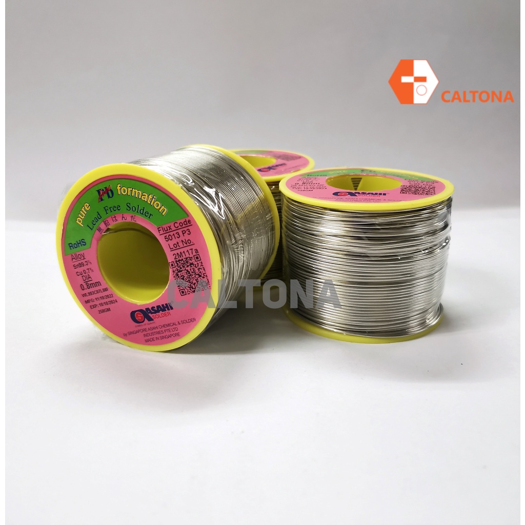 Asahi Lead Free Solder Wire 0.8mm Solder Lead 250g Sn99.3/Cu0.7 ...