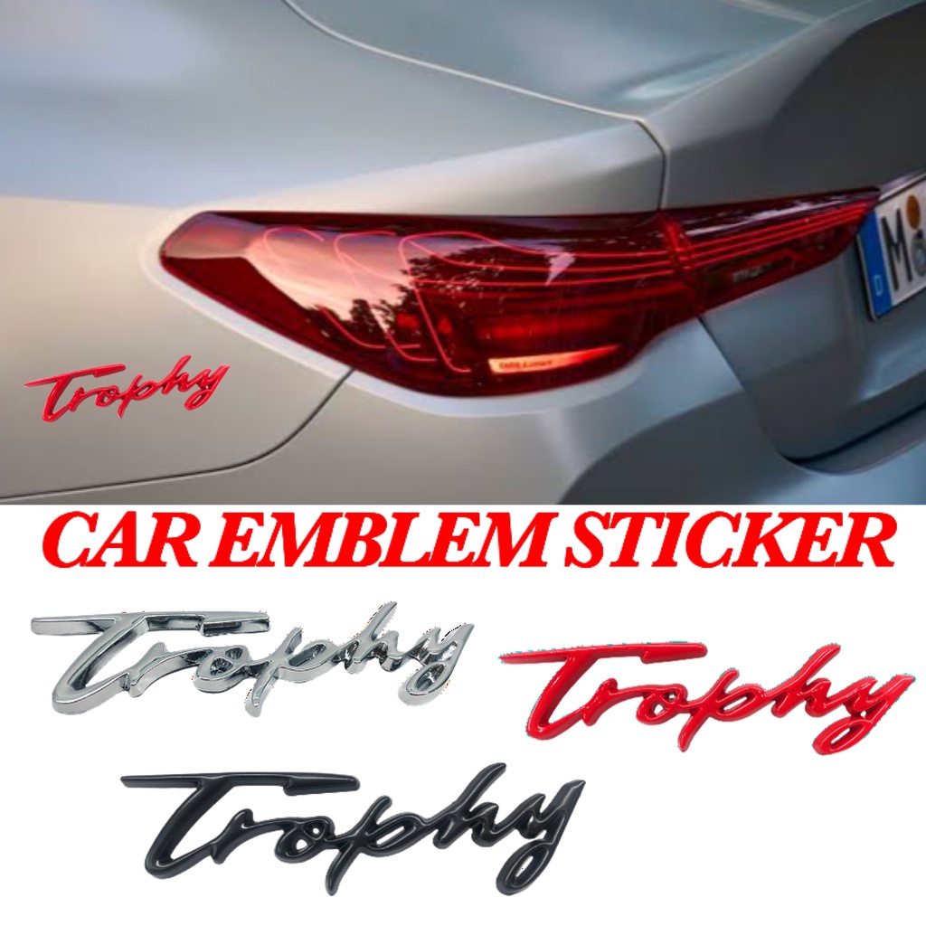 COS 1pcs Trophy Car Emblem Sticker Badge (Good Quality) | Shopee Malaysia