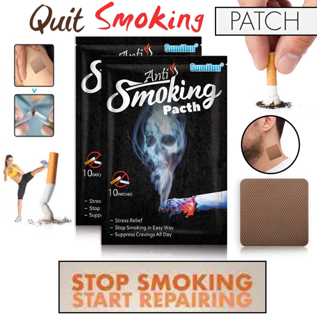 【33% OFF】Pelekat Anti Rokok Anti smoking patch 戒烟贴 Skin Friendly 10pcs ...