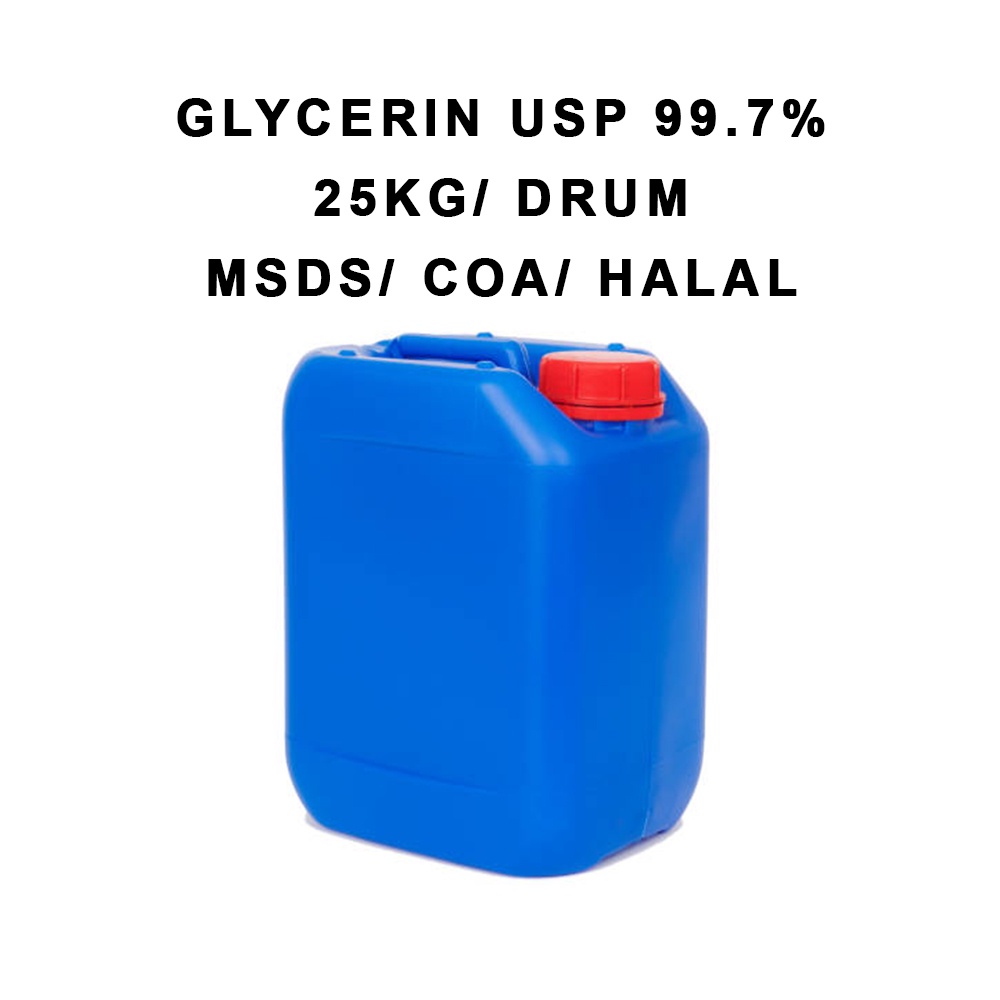 GLYCERIN 99.7 % USP GRADE (Food Grade) 25KG with HALAL Certificate ...