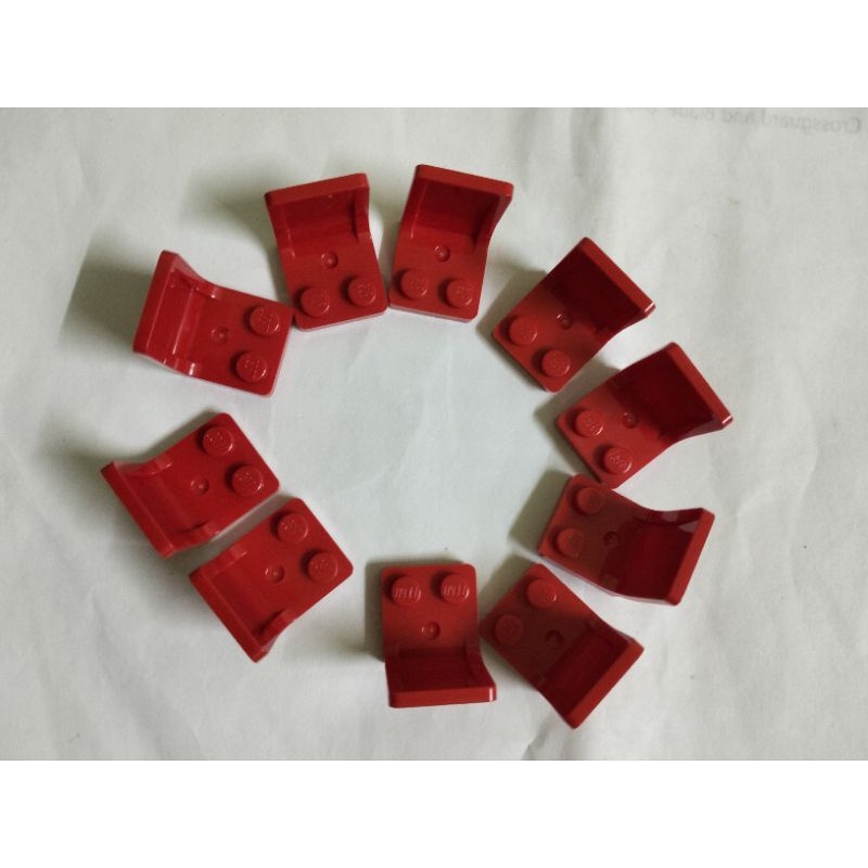 Lego chair 2x2 red colour | Shopee Malaysia