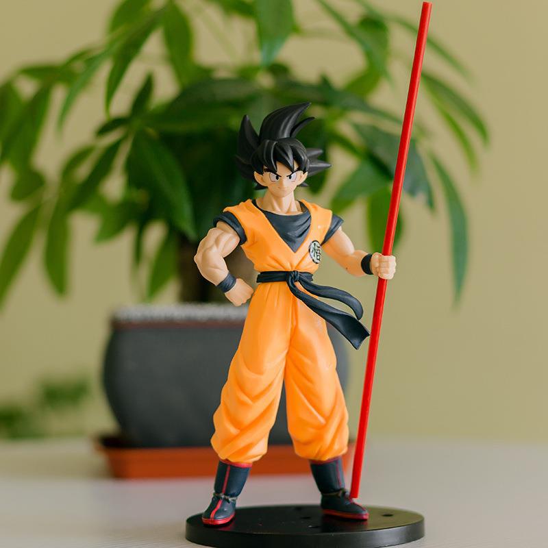 22cm Dragon Ball Son Goku Action Figure Anime Super Saiyan Model ...