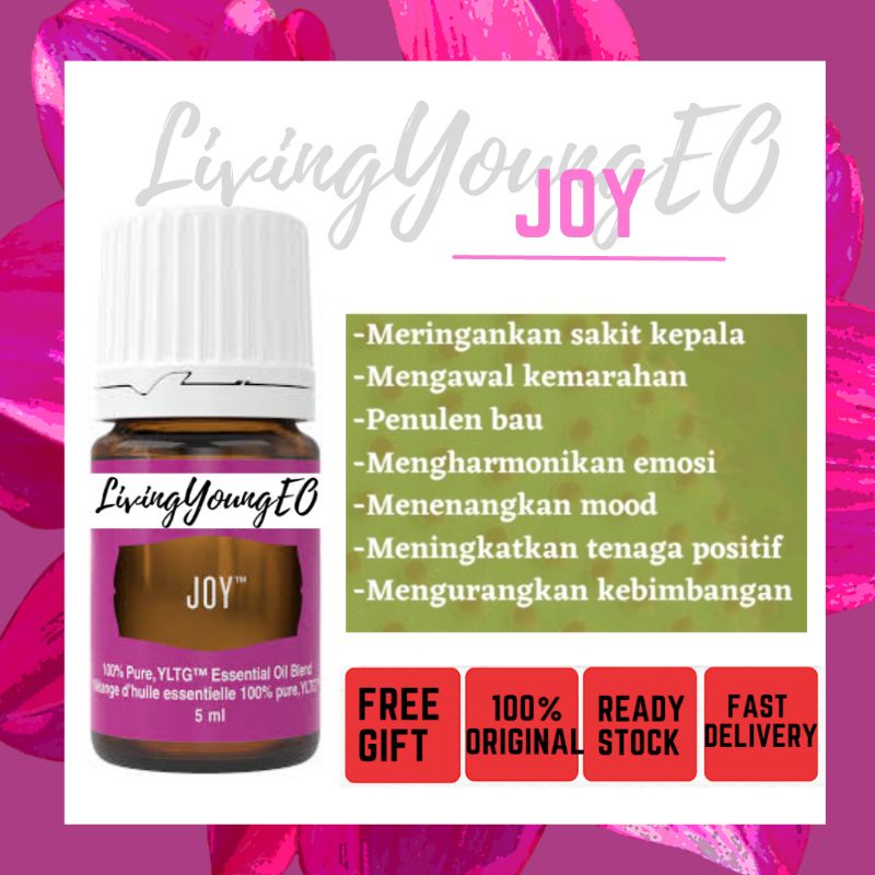 ORIGINAL Joy Essential Oil Young-Livings 5ML | Shopee Malaysia