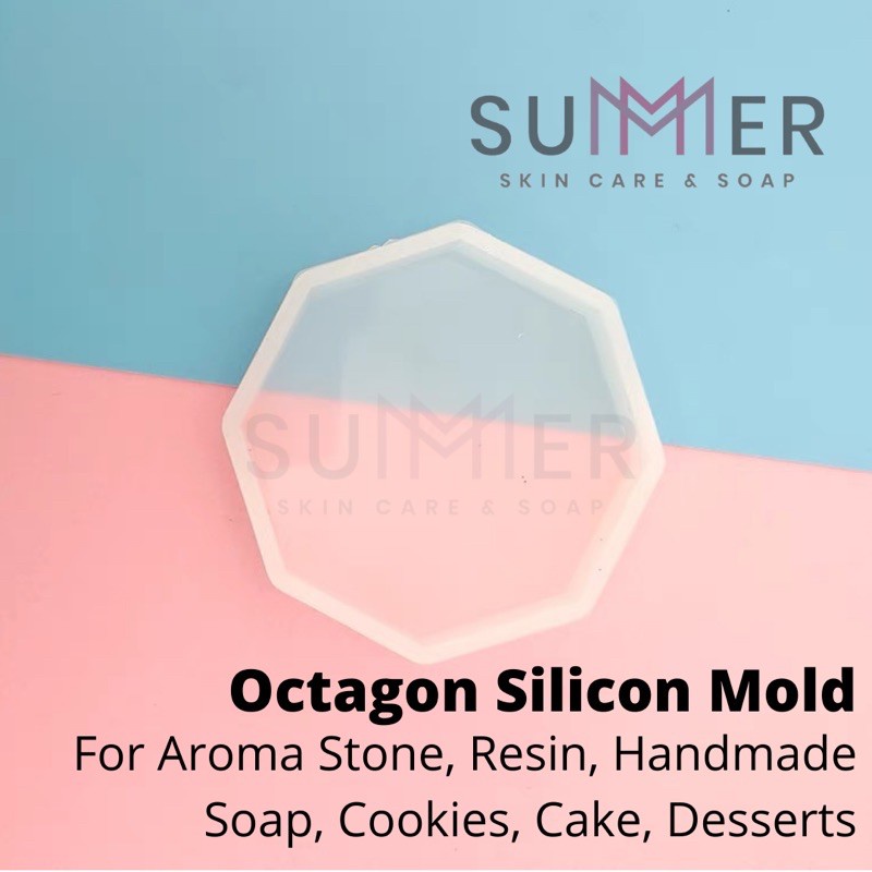 Summer Soap Pentagon / Octagon Silicon Mold for Aroma Stone Soap Making ...