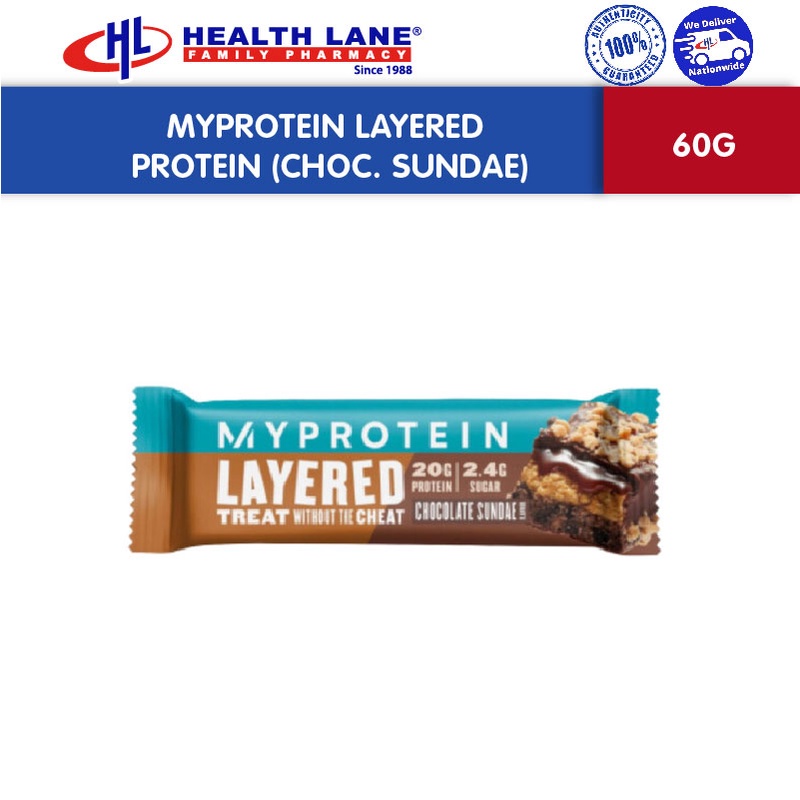 Myprotein Layered Protein Triple Chocolate Fudge (60g) | Shopee Malaysia