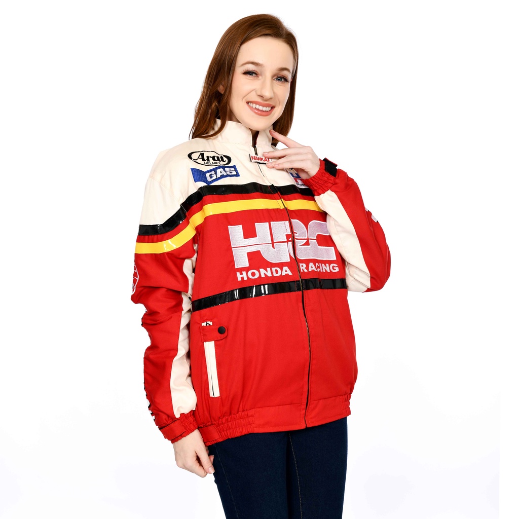 The Latest Honda Racing HRC Team Nankai Vintage Full Embroidery Jacket ...
