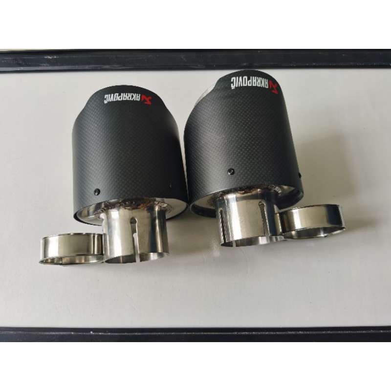 AKRAPOVIC Exhaust Single Tip Muffler Tip Tail PipePipe 1pc | Shopee ...