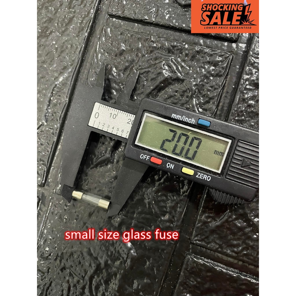 ⚡️SHOCKING SALE⚡️ 5x20mm 6x25mm PCB COMPONENT GLASS TUBE FUSE 0.5A 1A ...