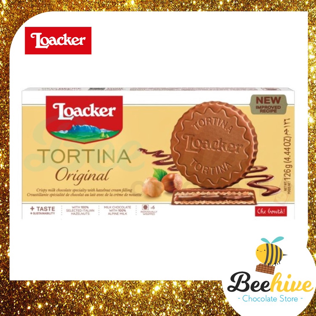 Loacker Tortina Chocolate Wafer 125g - 126g (Assorted Flavours ...