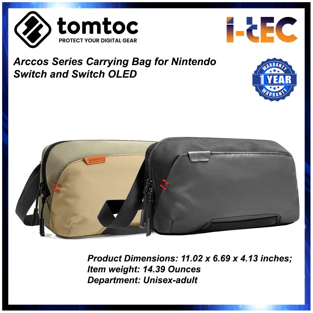 Tomtoc Arccos Series Carrying Bag for Nintendo Switch and Switch OLED ( G42M1/A0532 ) | Shopee ...