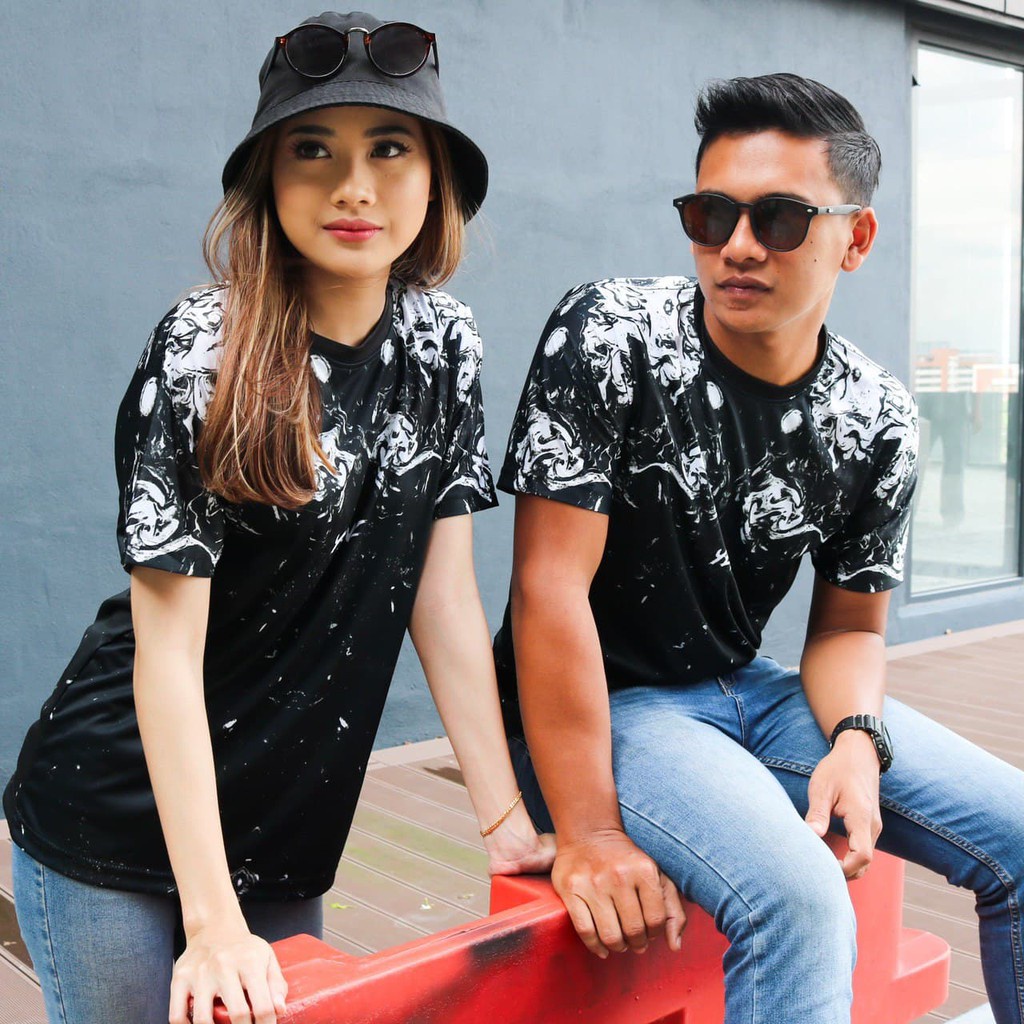 2024 READY STOCK T-SHIRT BAJU COUPLE YENZ Exclusive Short Sleeve (Suitable For Both Men's And ...