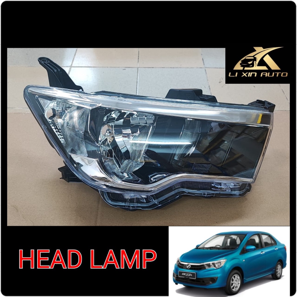 PERODUA BEZZA 2016-2019 HEAD LAMP HEAD LIGHT ( LAMPU BESAR DEPAN ...