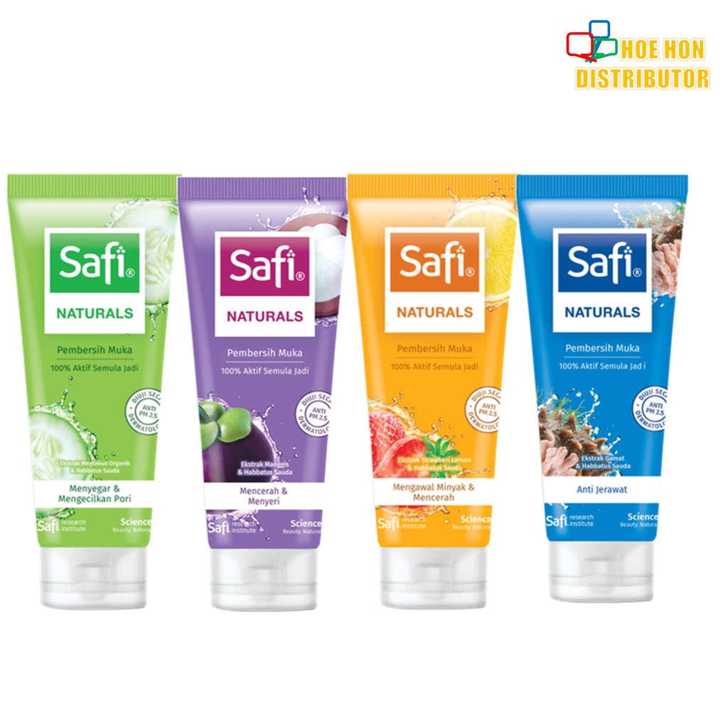 Safi Naturals Facial Foam 100g Facial Cleanser Pembersih Pencuci Muka ...