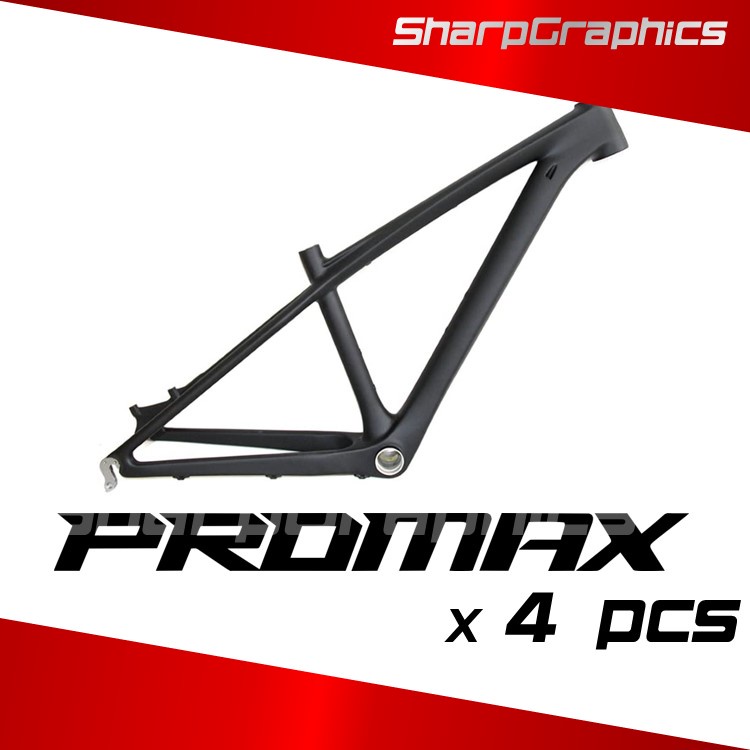 STICKER DECAL ONLY PROMAX GHOST BIKE FRAME BRAND | Shopee Malaysia