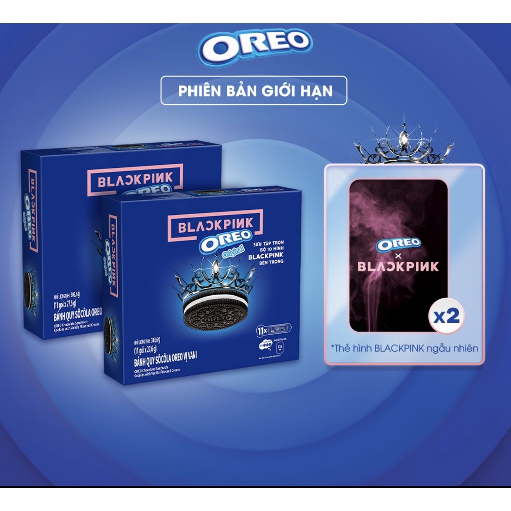 Oreo BlackPink Small Box 193g With 1 BP Card | Shopee Malaysia