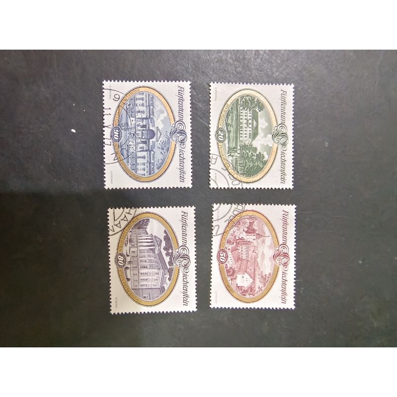 LC16 Rare country Liechtenstein genuine postage stamps complete set of ...