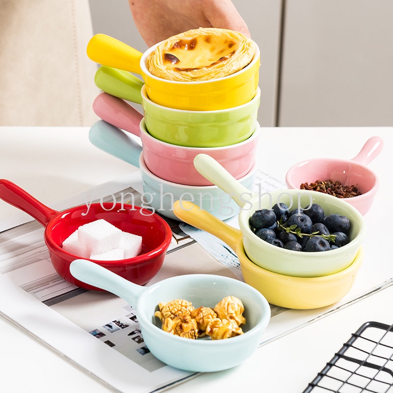 Cute Ceramic Condiment Dish Mustard Tomato Ketchup Soy Sauce Dish ...