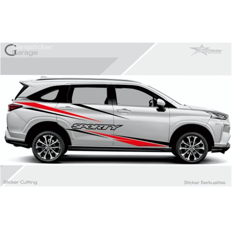 Side STICKER TOYOTA ALL NEW AVANZA VELOZ ALL NEW XENIA XPANDER TOYOTA ...