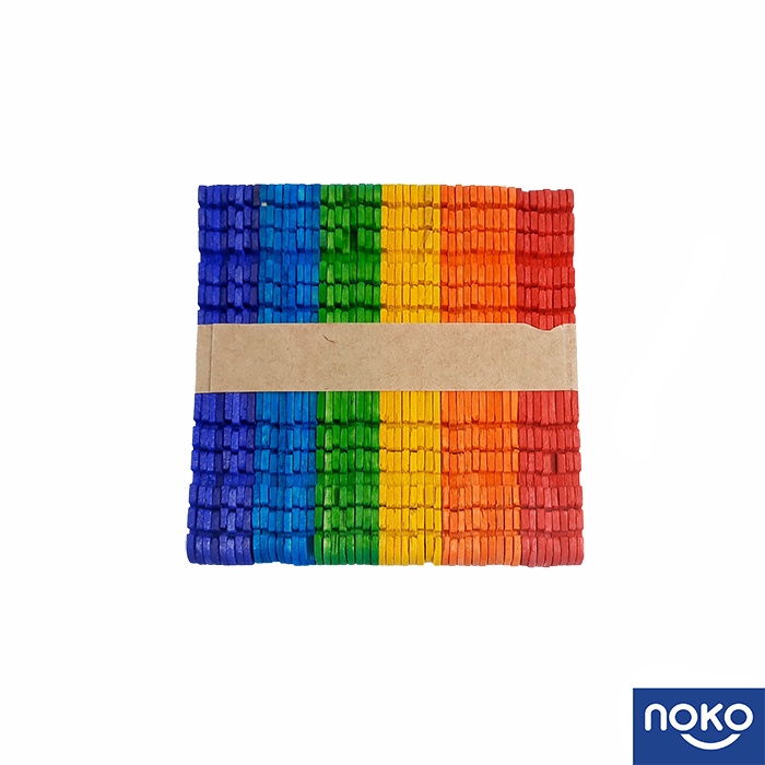NOKO Plain and Notched Ice Cream Stick | Wooden Popsicle Stick | Craft ...