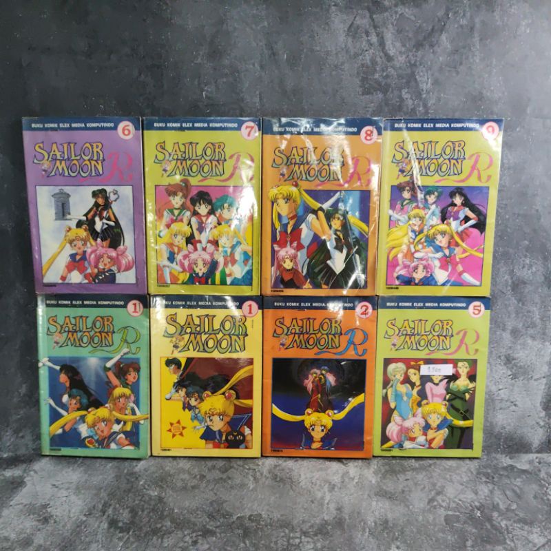 Sailor Moon Books / Comics editions 1,2,5,6,7,8,9, Naoko Takeuchi, PT ...
