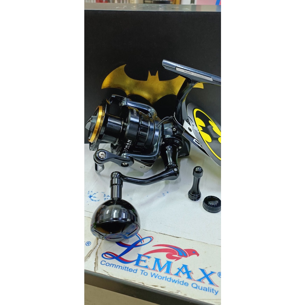 BULLZEN BATMAN DARK KNIGHT 6000H SPINNING REEL | Shopee Malaysia