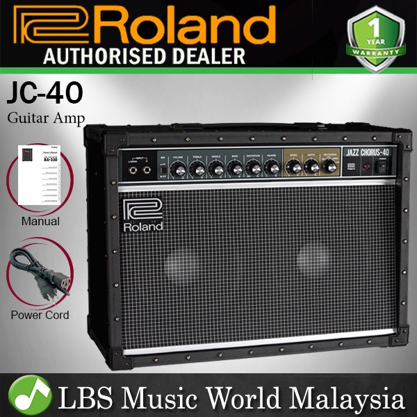 Roland JC-40 Jazz Chorus Amp Electric Guitar Speaker Amplifier (JC40 JC ...