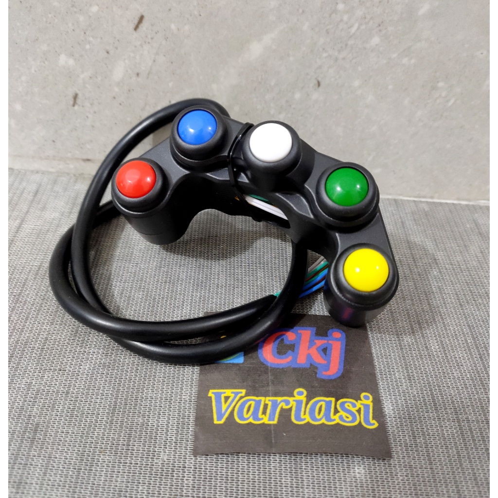 TOMBOL Motorcycle switches for various moto GP models, 5 buttons ...