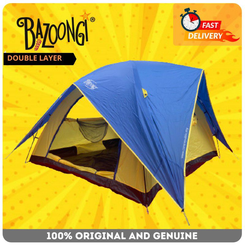 Bazoongi Firefly 6 person camping tent khemah outdoor | Shopee Malaysia