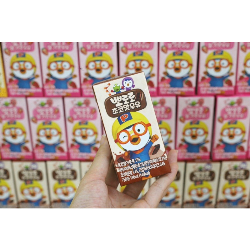 Korean Porororo Nutritious Milk 190ml, Pororo Fresh Milk Full Of ...